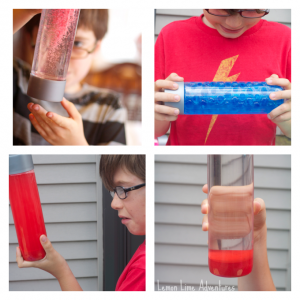 Sensory Bottles | Experimenting with Absorption