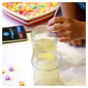 Dissolving Candy Hearts Experiment