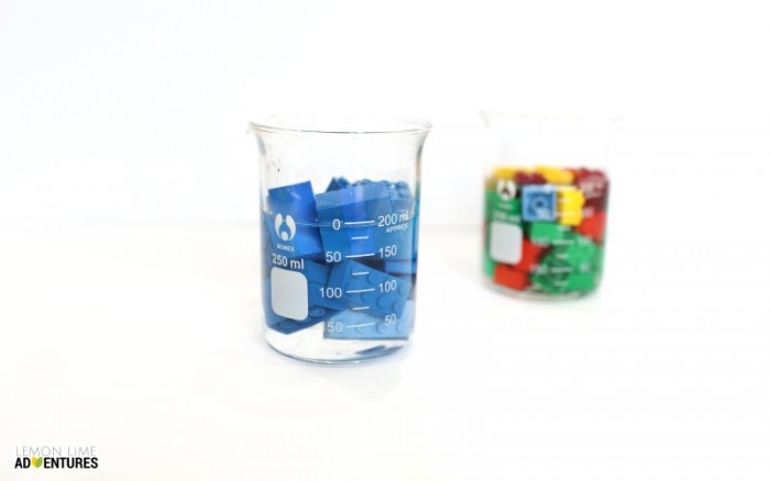 Lego Displacement Experiment for Kids