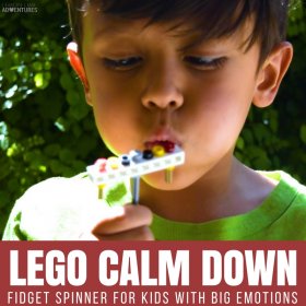 Lego Calm Down Fidget Spinner for Kids with Big Emotions