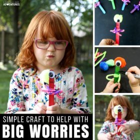 A Simple Craft to Help Kids with Big Worries